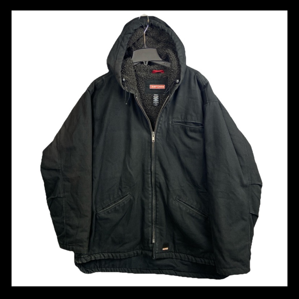 Craftsman Heavy Canvas Workwear Jacket Sherpa Lined H… - Gem